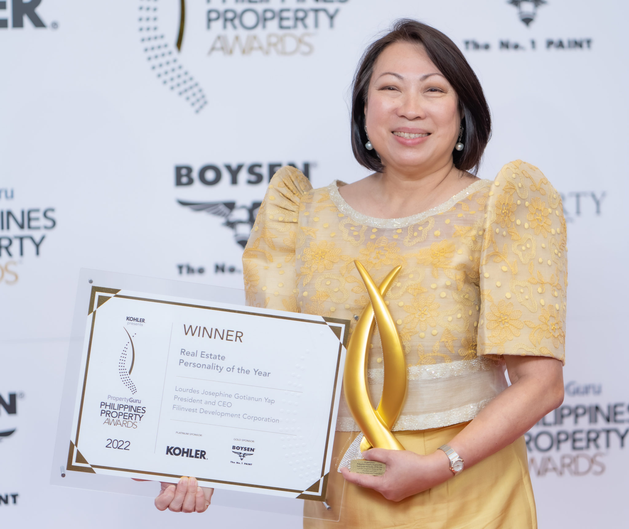 Lourdes Josephine Gotianun Yap of Filinvest hailed as first female ...