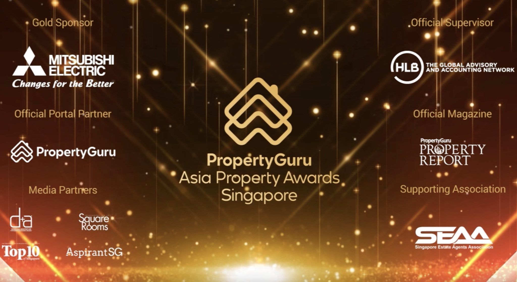 Golden supporters show up for the 13th PropertyGuru Asia Property ...